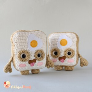 Crochet Toast PATTERN, Amigurumi Toast Pattern Pdf Tutorial - CLARA the ...