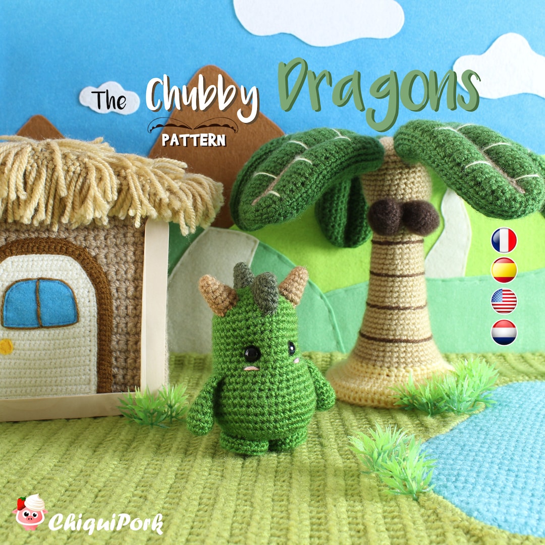 Dragon Crochet PATTERN, Amigurumi Dragon Pattern Pdf Tutorial - the ...