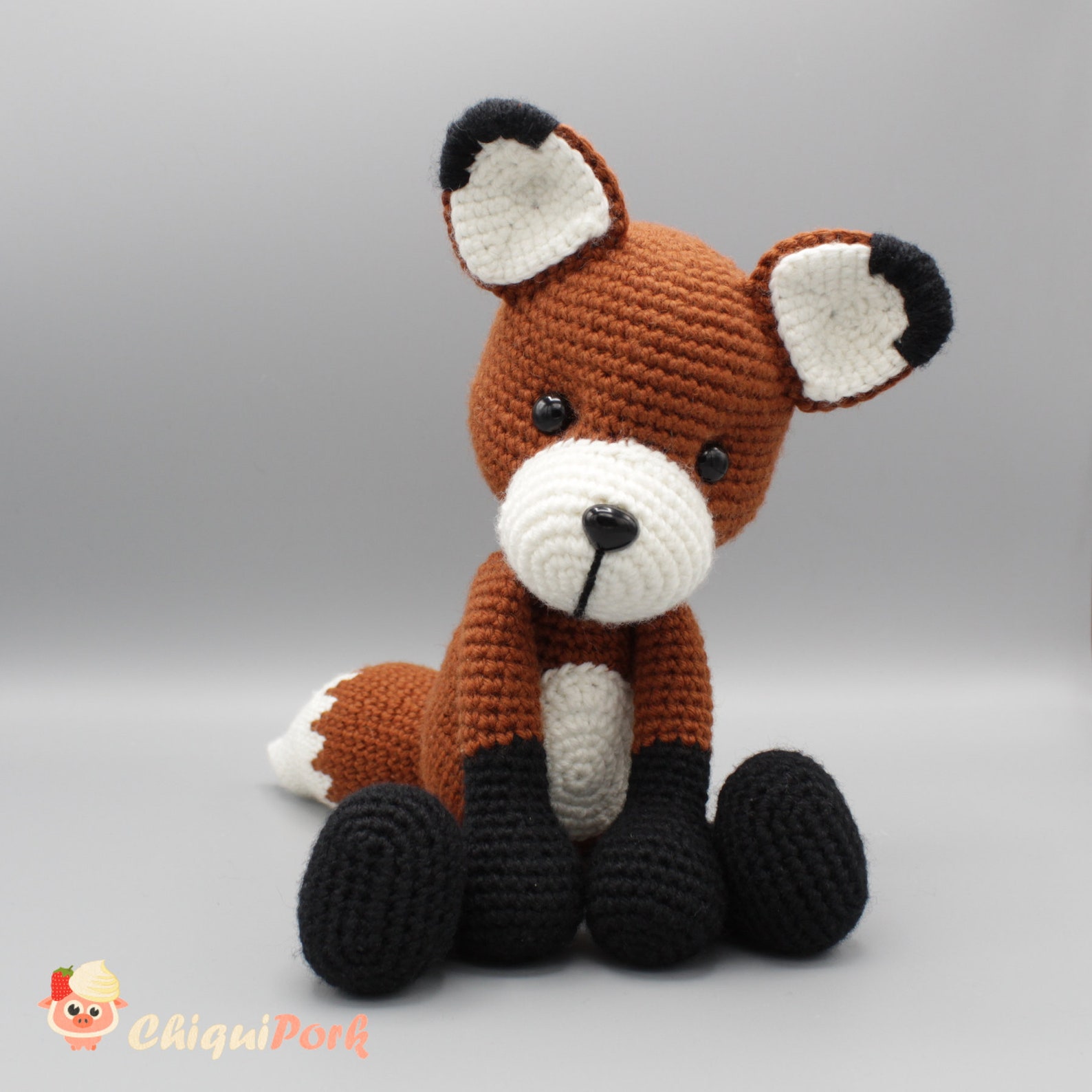 Patrón amigurumi Zorro Crochet zorro pdf tutorial LUCAS el | Etsy México