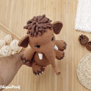 Mammoth Crochet Pattern, Mammoth Amigurumi Pattern Pdf Tutorial Peanut the Mammoth - Etsy