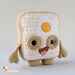 Crochet Toast PATTERN, Amigurumi Toast Pattern Pdf Tutorial - CLARA the ...