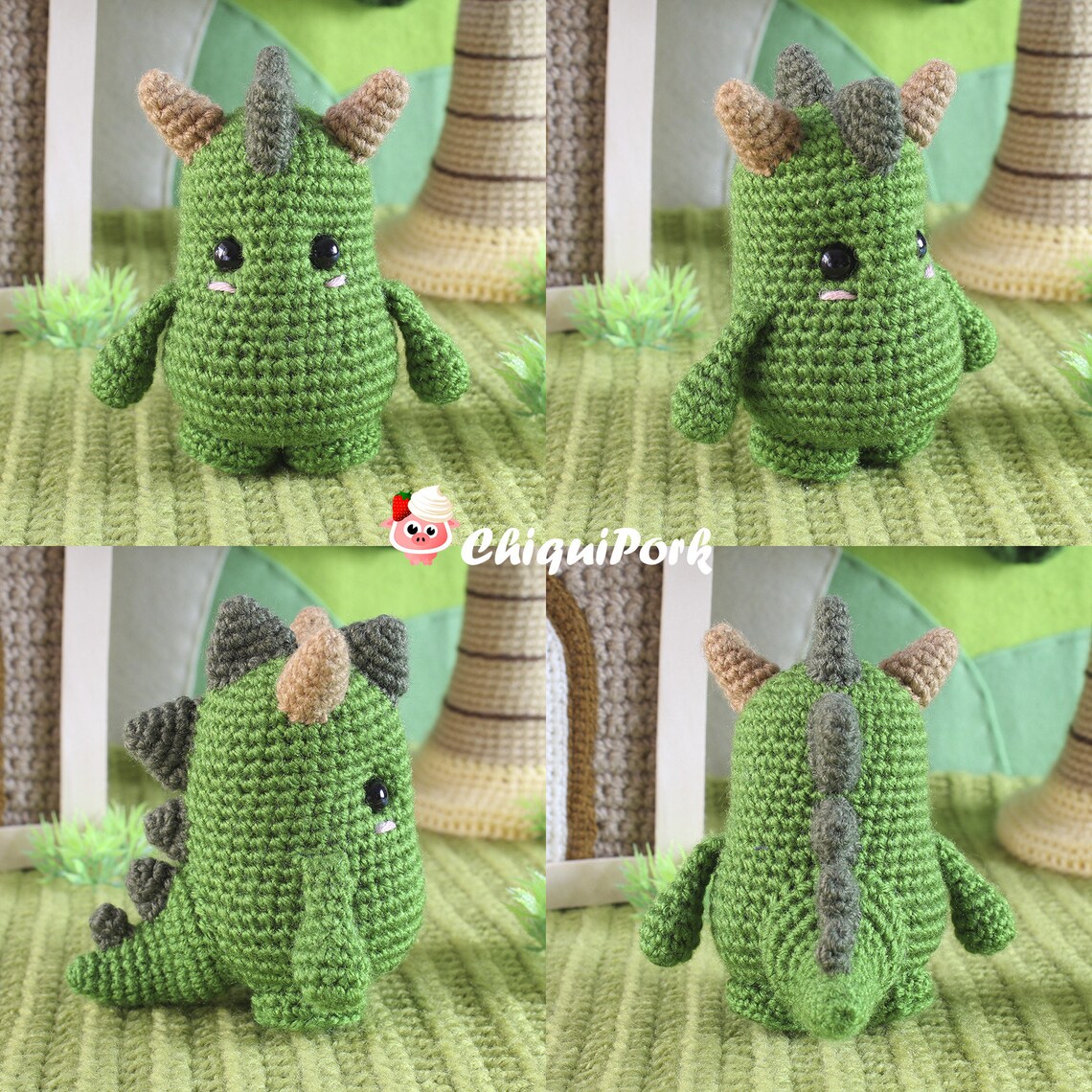 Dragon Crochet PATTERN Amigurumi Dragon Pattern Pdf Tutorial - Etsy