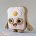 Crochet Toast PATTERN, Amigurumi Toast Pattern Pdf Tutorial - CLARA the ...