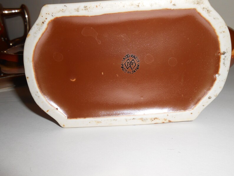 TT Japan Side by Side Tea Set With Tray Hand Painted Floral - Etsy