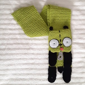 Crochet Invader Zim Gir Scarf - Etsy