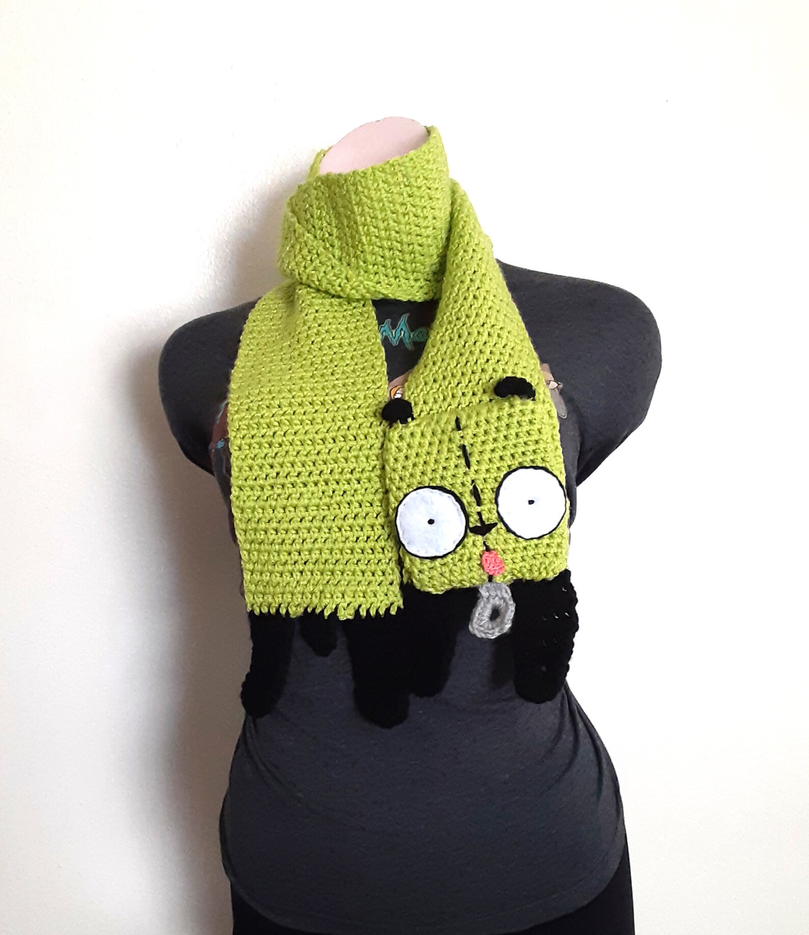 Crochet Invader Zim Gir Scarf - Etsy