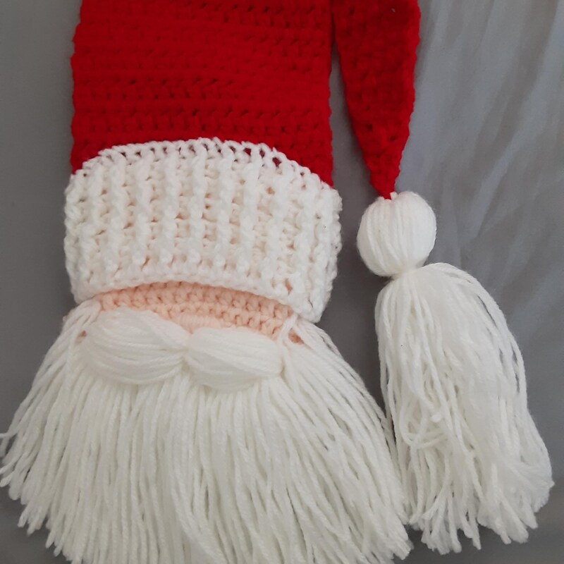Santa Scarf - Etsy