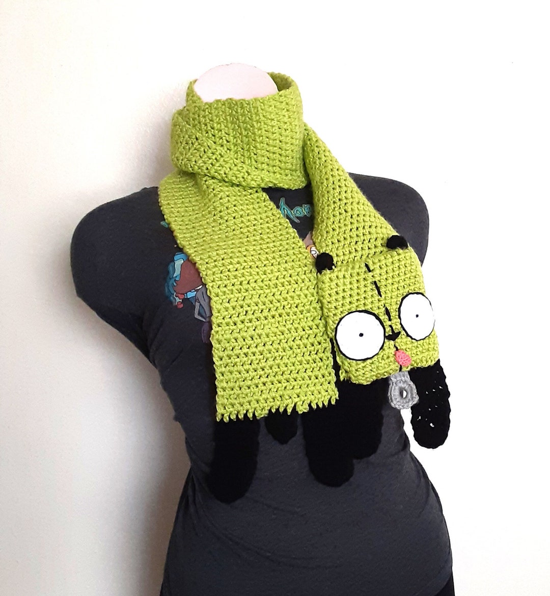 Crochet Invader Zim Gir Scarf - Etsy