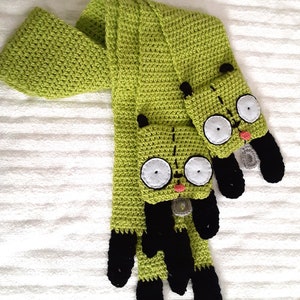 Crochet Invader Zim Gir Scarf - Etsy