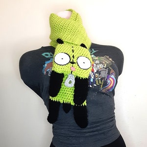 Crochet Invader Zim Gir Scarf - Etsy
