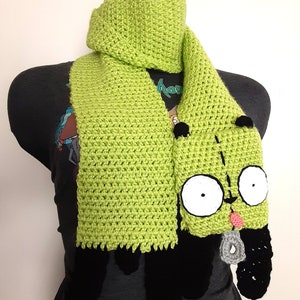 Crochet Invader Zim Gir Scarf - Etsy