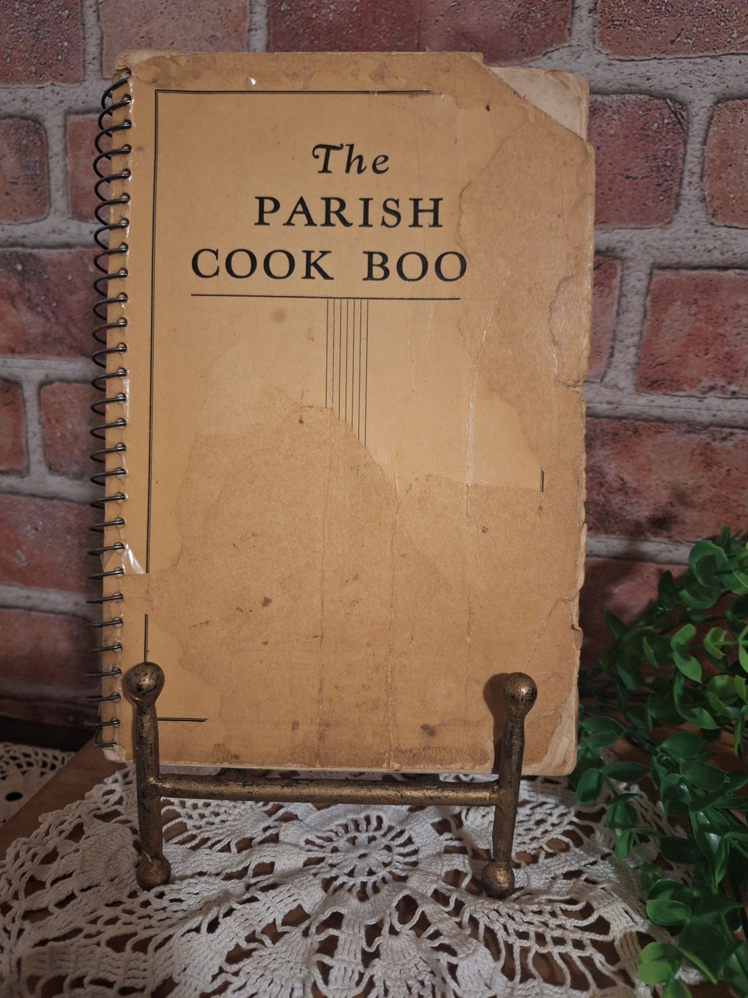 1937 the Parish Cookbook, Episcopal Church, Recipes, Cooking, Baking ...