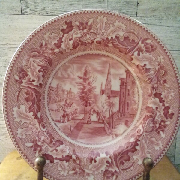 Red Transfer Ware - Etsy