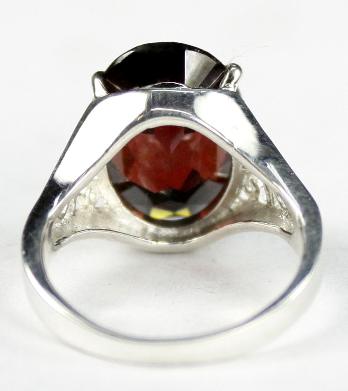 Mozambique Garnet 925 Sterling Silver Ladies Ring SR049 - Etsy
