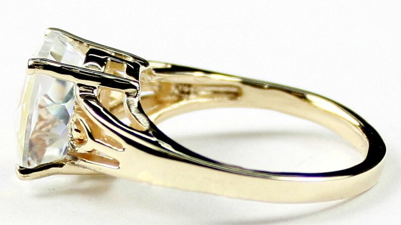 Mercury Mist Topaz 14Ky Gold Ring R139 | Etsy