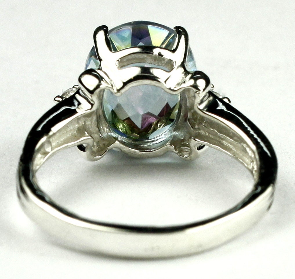 Neptune Garden Topaz 925 Sterling Silver Ring SR136 - Etsy