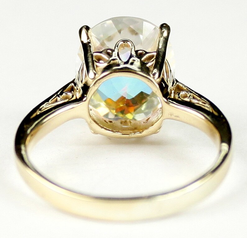 Mercury Mist Topaz 10KY Gold Ring R055 - Etsy