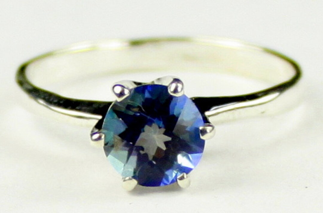 Neptune Garden Topaz, 925 Sterling Silver Ladies Ring, SR311 - Etsy