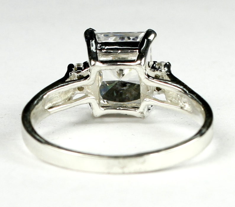 Cubic Zirconia 925 Sterling Silver Ring SR221 | Etsy