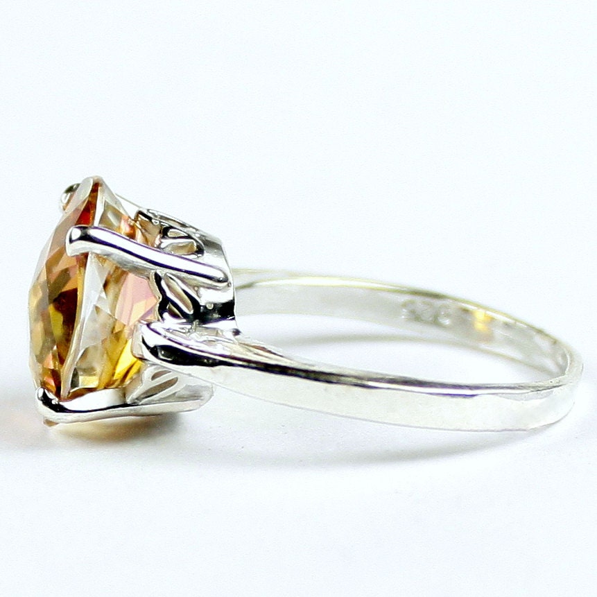 Twilight Fire Topaz 925 Sterling Silver Ladies Ring SR055 - Etsy