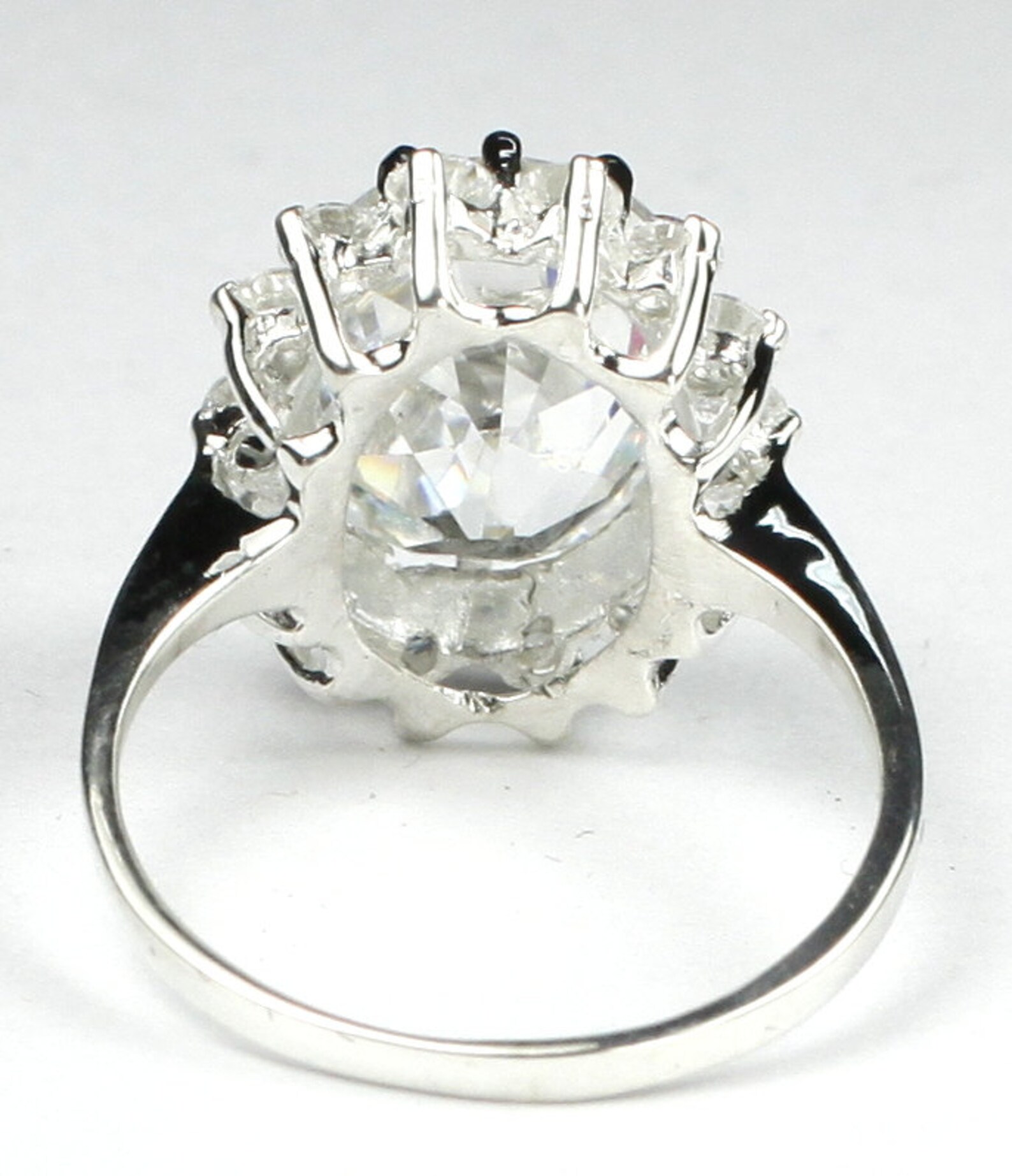 Cubic Zirconia CZ 925 Sterling Silver Ring SR283 - Etsy