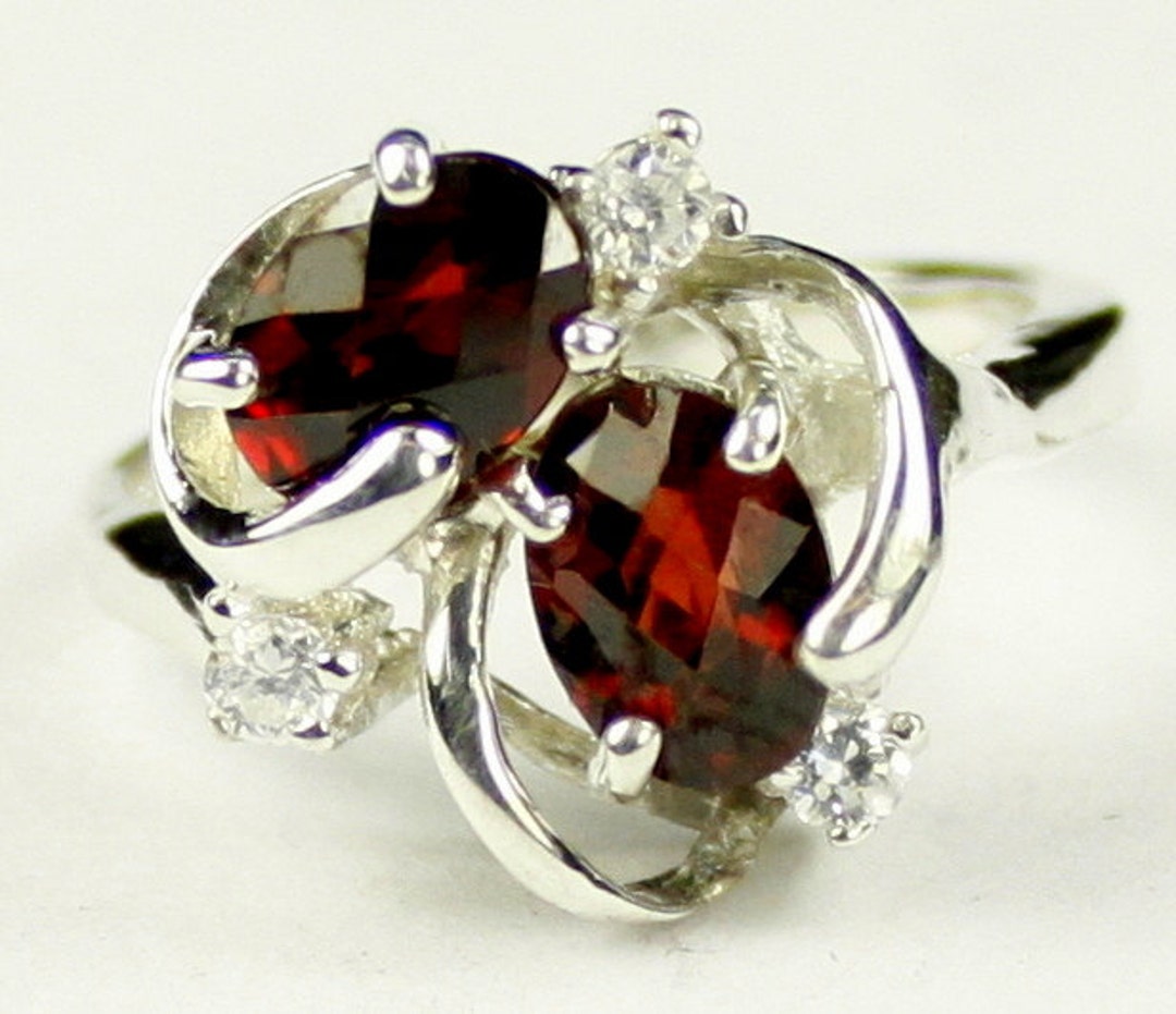 Mozambique Garnet, 925 Sterling Silver Ladies Ring, SR016 - Etsy