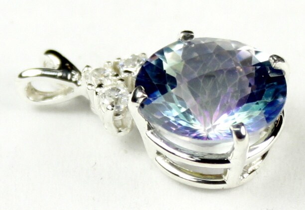 Neptune Garden Topaz 925 Sterling Silver Pendant SP087 - Etsy