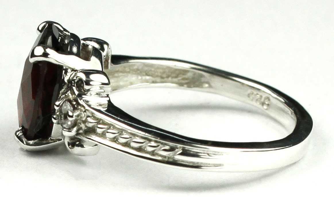 Mozambique Garnet 925 Sterling Silver Ring SR136 - Etsy