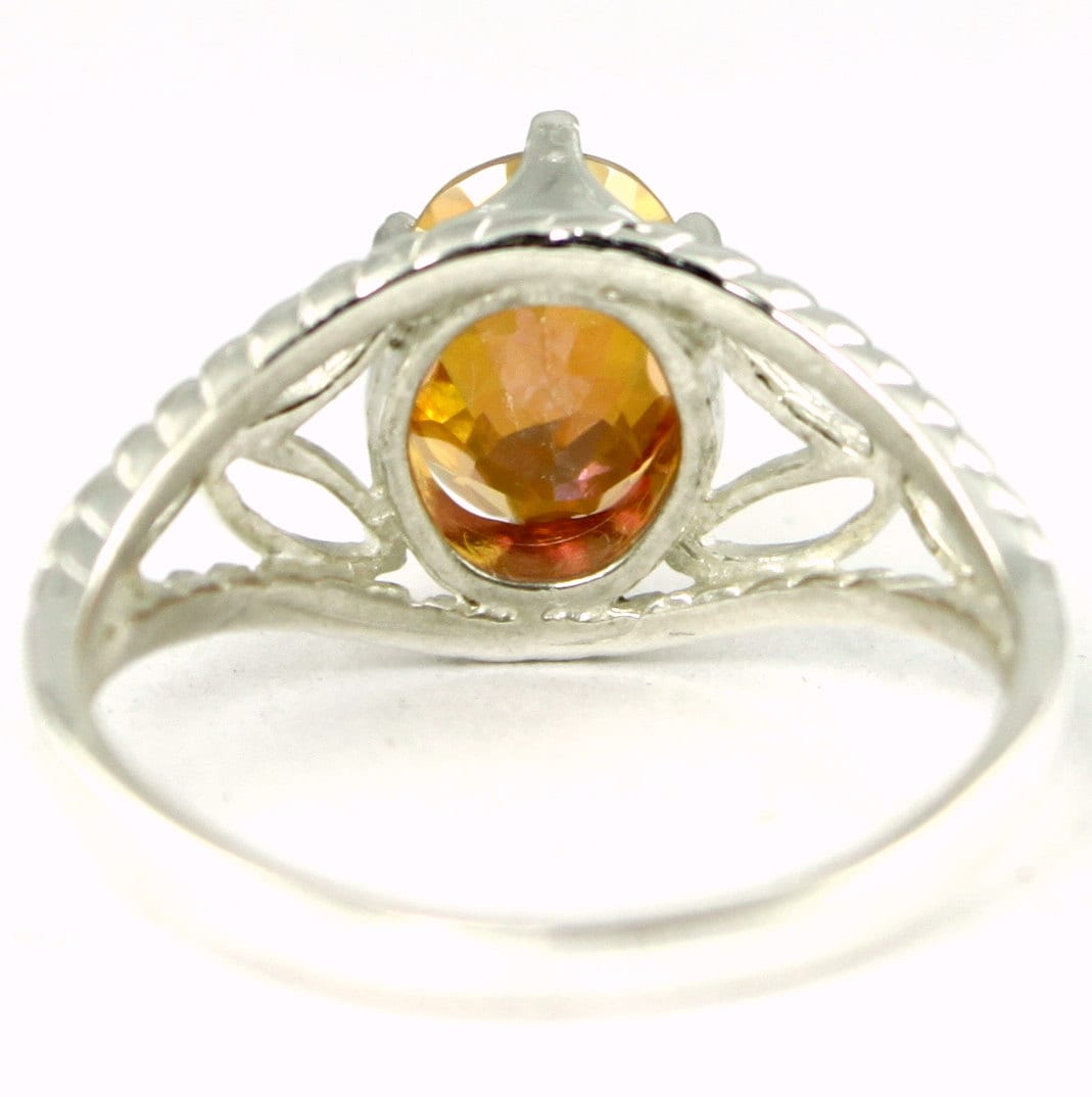 Twilight Fire Topaz 925 Sterling Silver Ring SR137 | Etsy