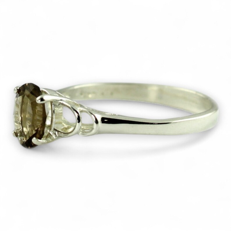 Smoky Quartz, 925 Sterling Silver Ring, SR300 - Etsy