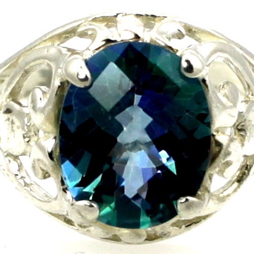 Neptune Garden Topaz W/ Two 4mm CZ Accents 925 Sterling - Etsy