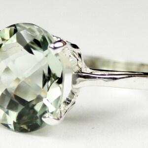 Green Amethyst, 925 Sterling Silver Ladies Ring, SR055 - Etsy