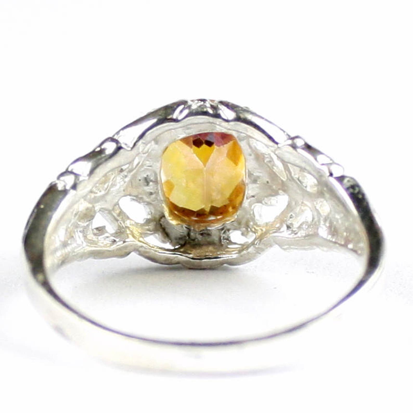 Twilight Fire Topaz 925 Sterling Silver Ring SR113 - Etsy