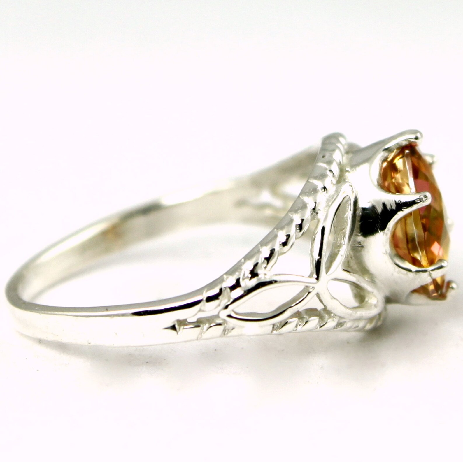 Twilight Fire Topaz 925 Sterling Silver Ring SR137 | Etsy