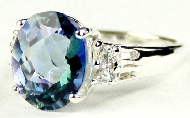 Neptune Garden Topaz 925 Sterling Silver Ring SR123 - Etsy