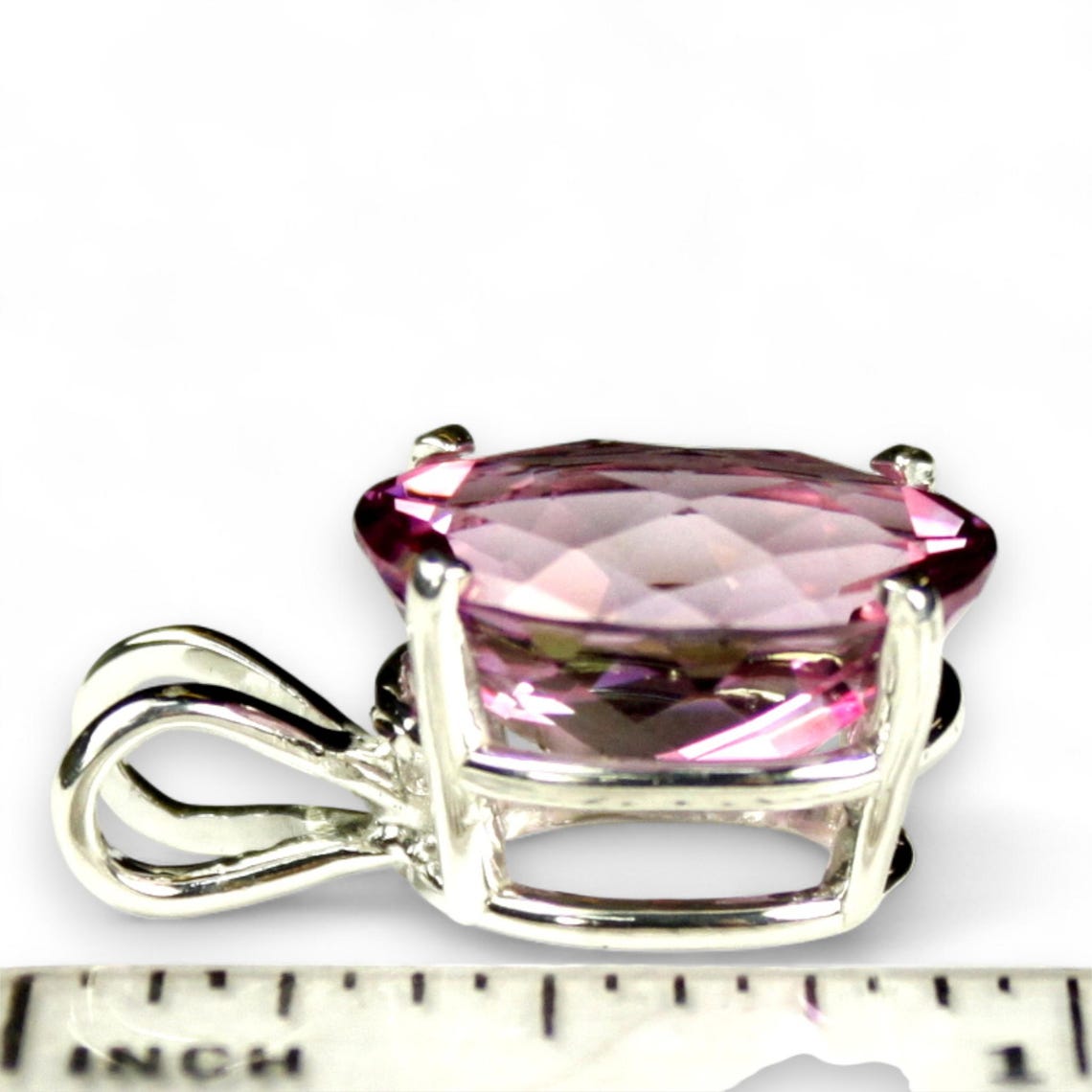 Pure Pink Topaz, 925 Sterling Silver Pendant, SP004 - Etsy