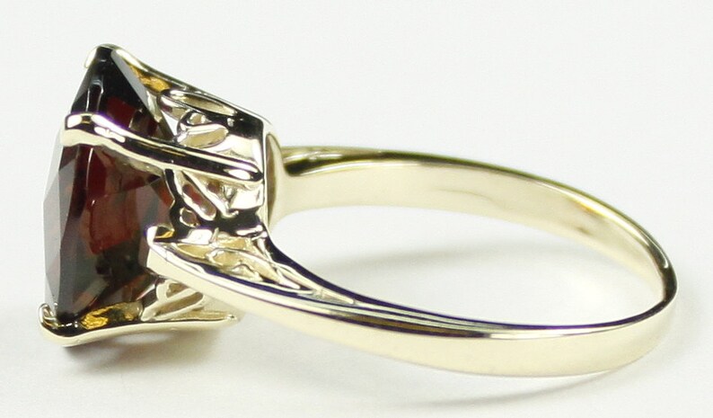 Mozambique Garnet 10ky Gold Ring R055 - Etsy