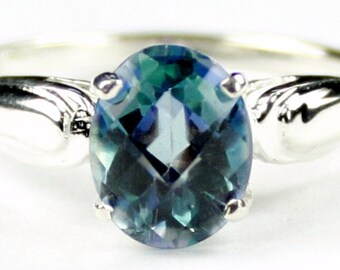 Neptune Garden Topaz Sterling Silver Ring SR139 | Etsy