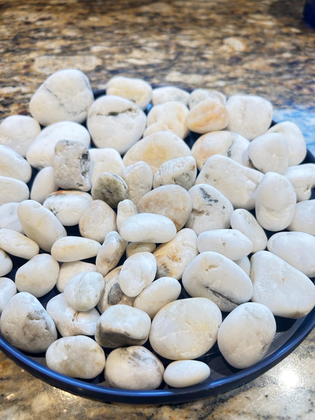 White Beach Rocks: 70 Oval Stones for Crafts & Decor (1-2 Inch) - Etsy
