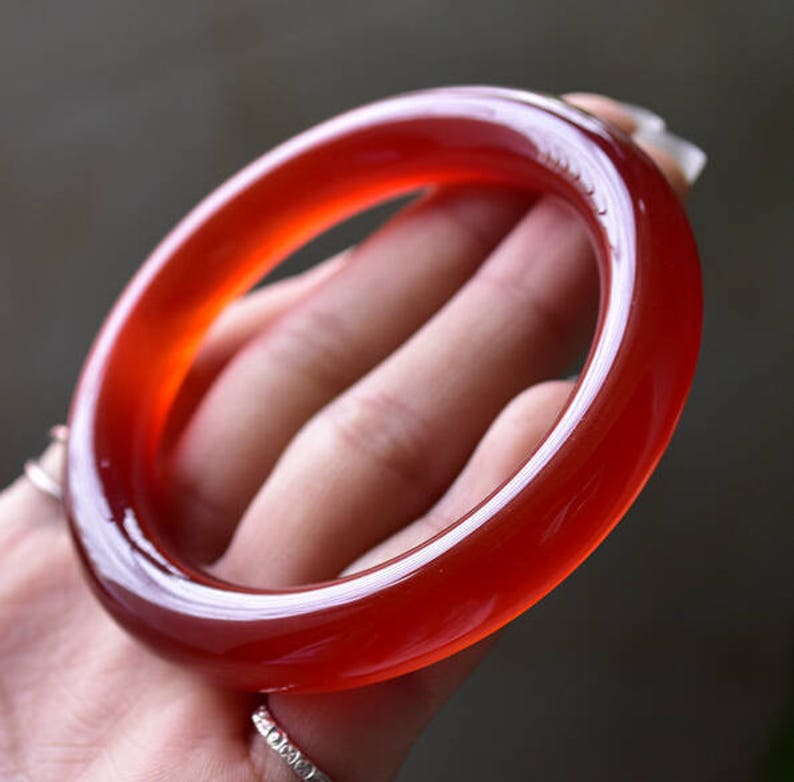 Free Delivery Natural AAA Ice Light Red Jadeite Jade Charm - Etsy