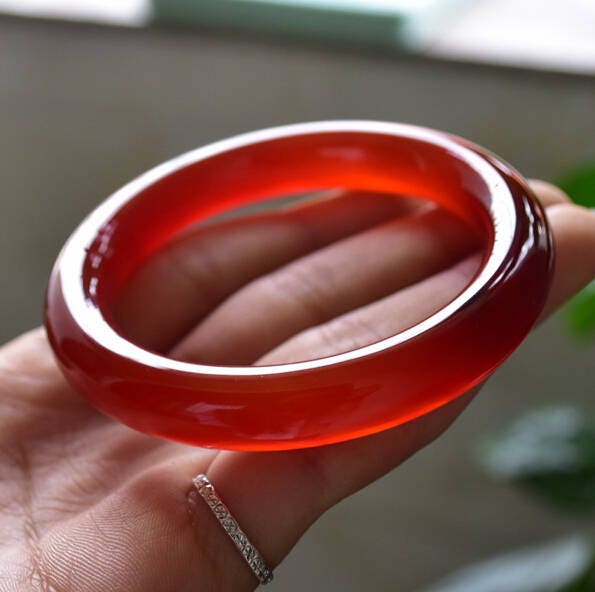 Free Delivery Natural AAA Ice Light Red Jadeite Jade Charm - Etsy