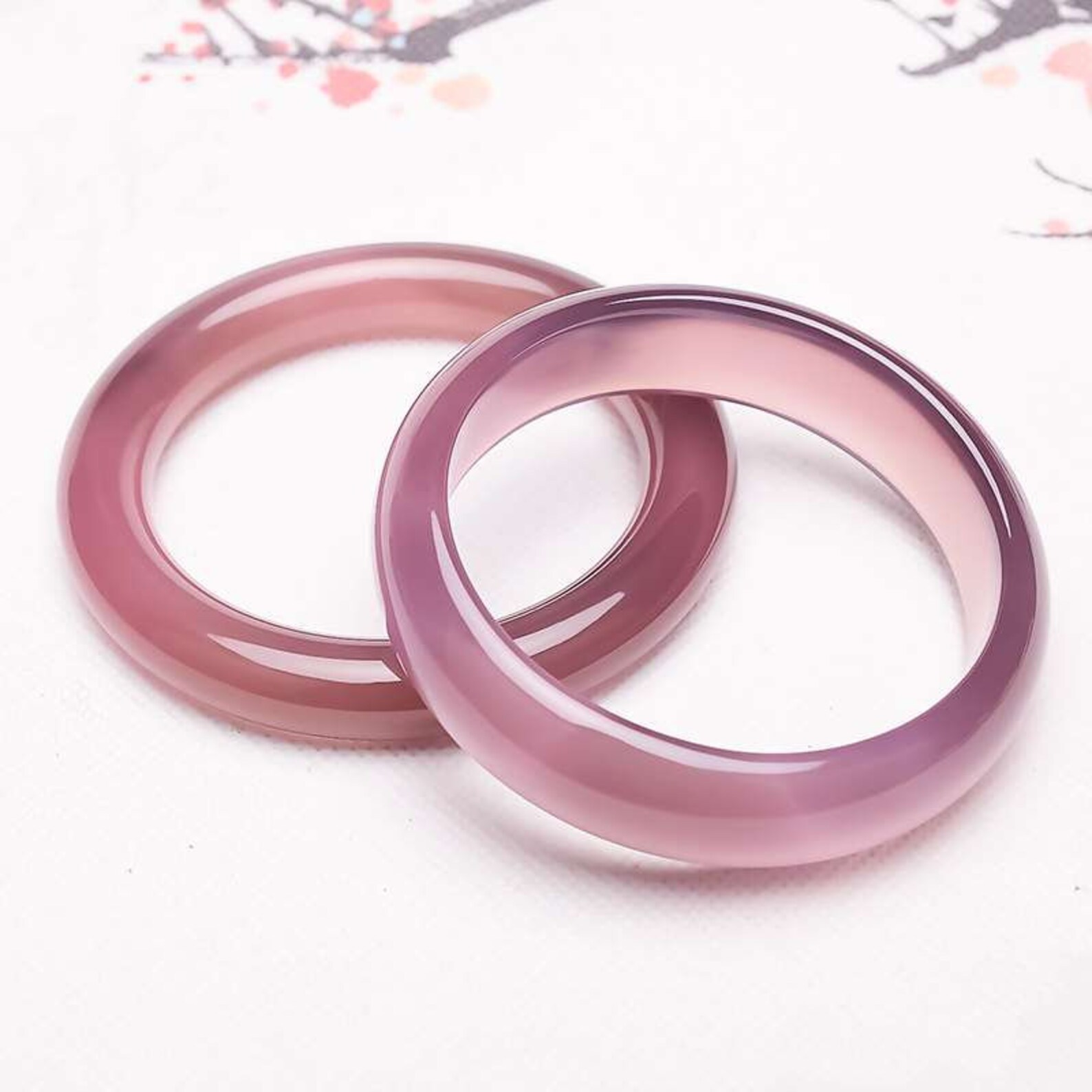 Free Delivery Natural AAA Ice Light Pink Jadeite Jade Charm - Etsy