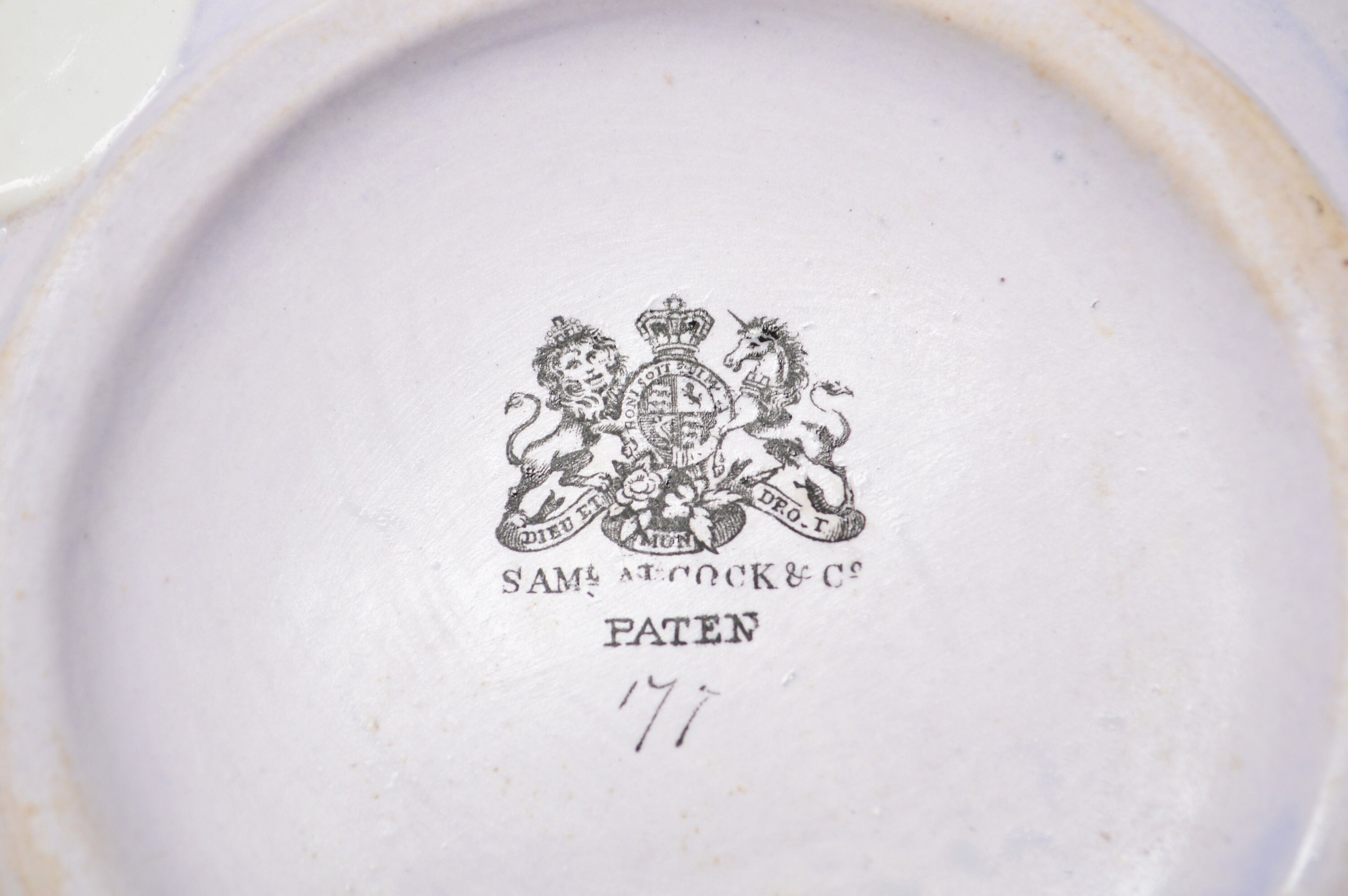 Sam Alcock water Lily Vase / White on Lavender / Antique 1850 / Parian ...