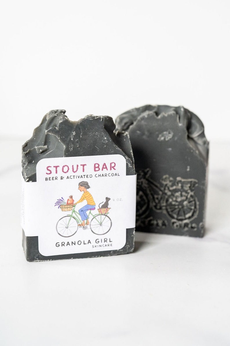 Stout Bar. Dark Beer Soap With Activated Charcoal and Anise. - Etsy