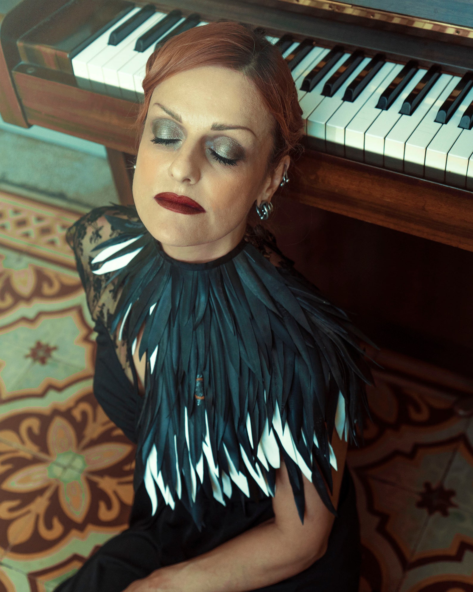 Handmade Made in Italy Collar With Feathers of Recycled Inner - Etsy