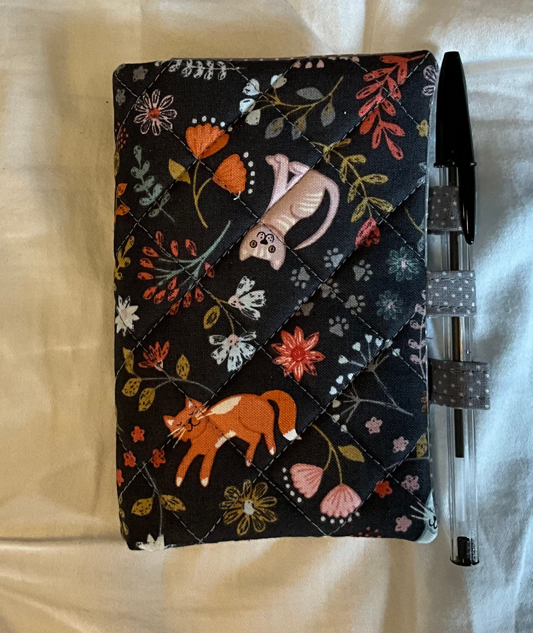 Quilted Mini Notebook Cover - Etsy