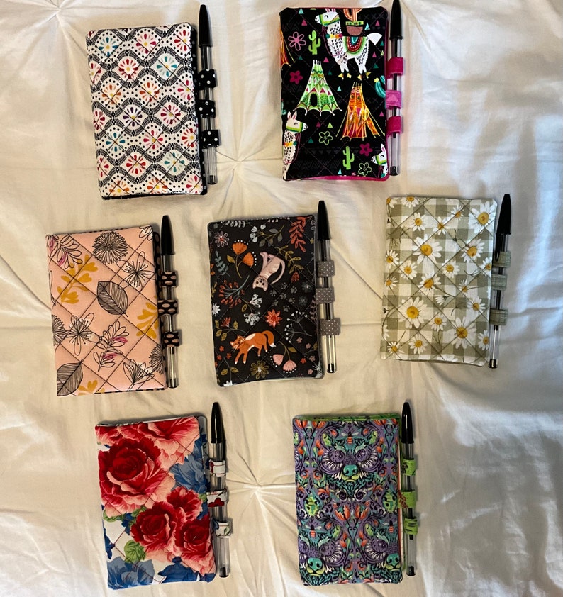 Quilted Mini Notebook Cover - Etsy