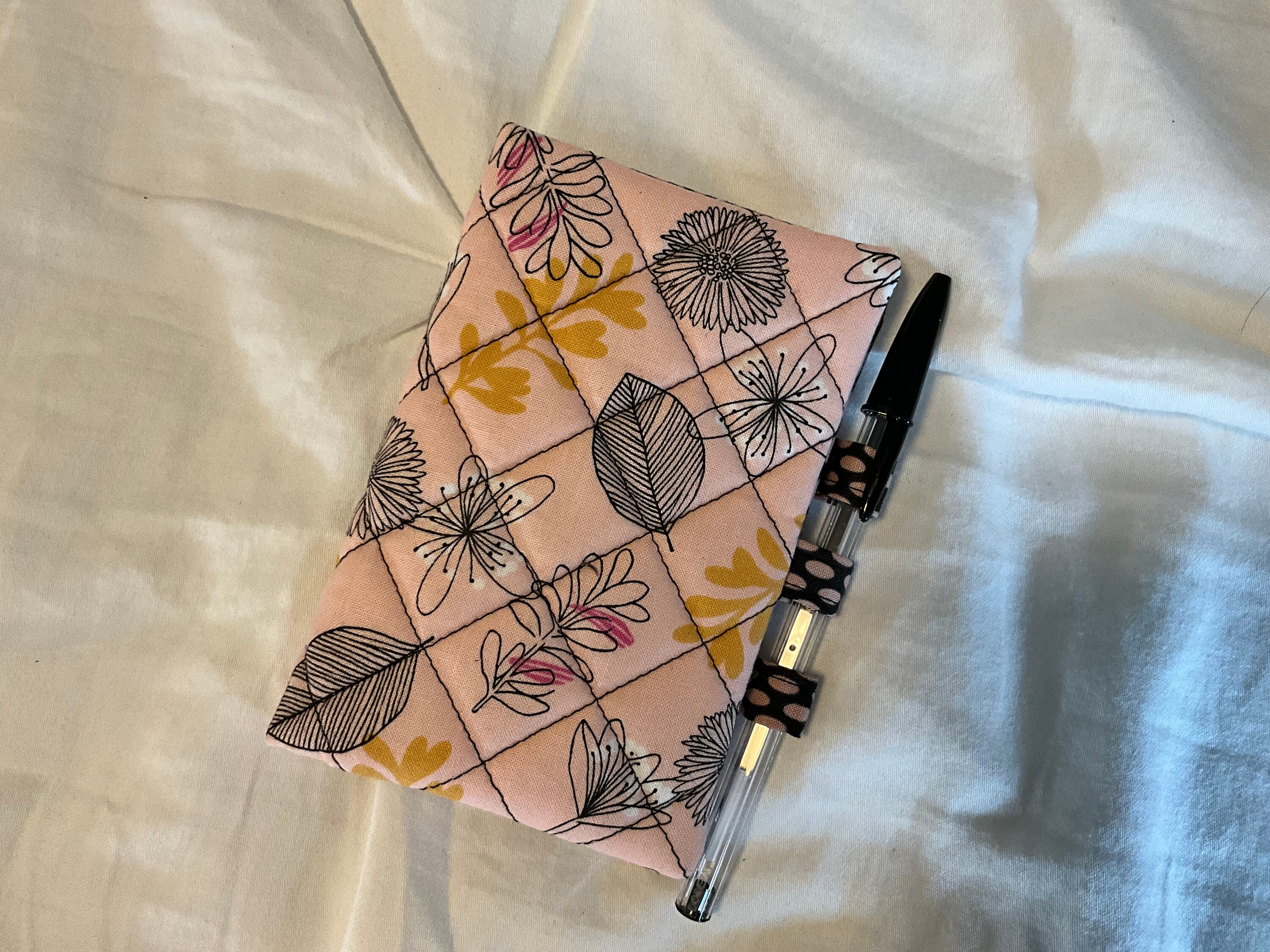 Quilted Mini Notebook Cover - Etsy