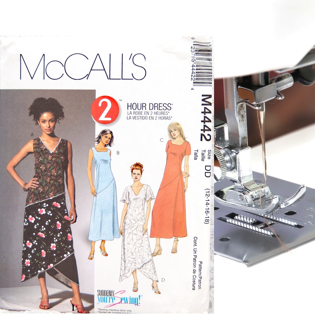 Dresses Two Hour Sewing Pattern in Misses Sizes 12, 14, 16, 18, Mccall ...