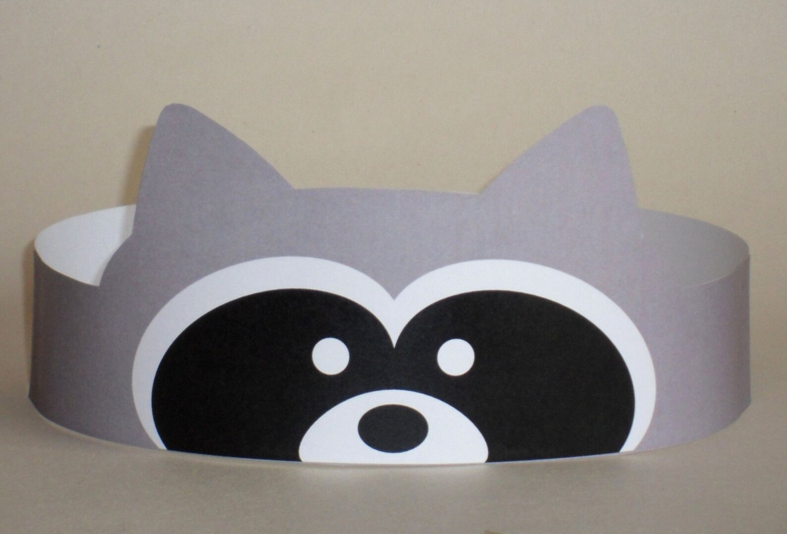 Raccoon Crown Printable - Etsy